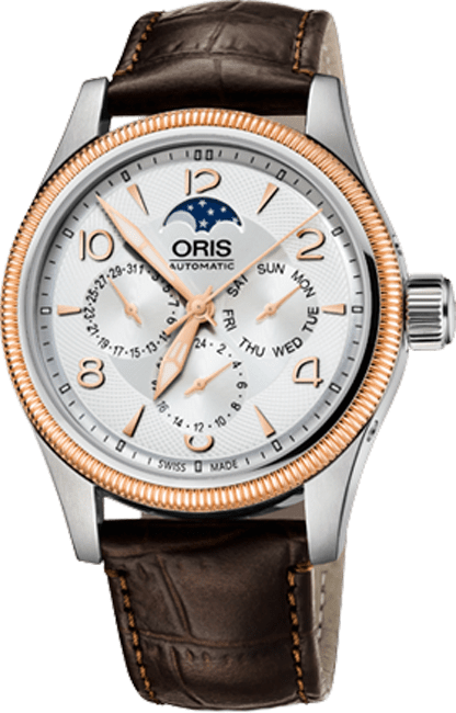 Oris Big Crown Complication Moon Phase GMT Day Date Automatic Watches ...