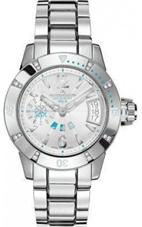 Q1898120 Jaeger LeCoultre Master Compressor Diving GMT Lady Steel Watch ...